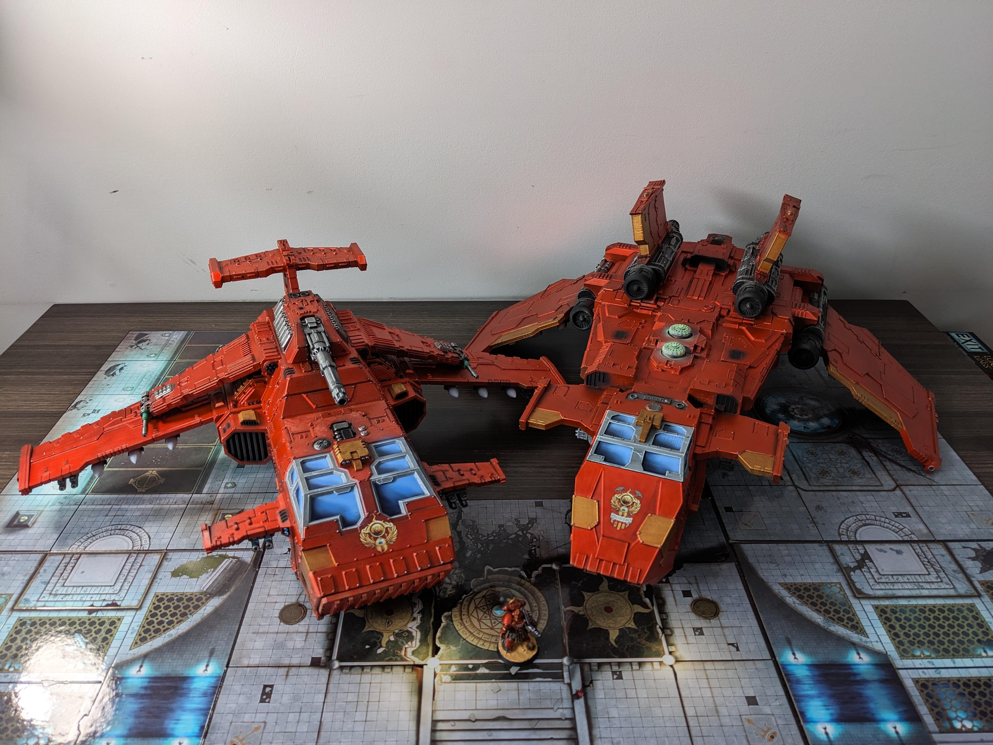 Fdm, Flyer, Size Comparison, Stormbird, Thousand Sons, Thunderhawk - Gallery - DakkaDakka